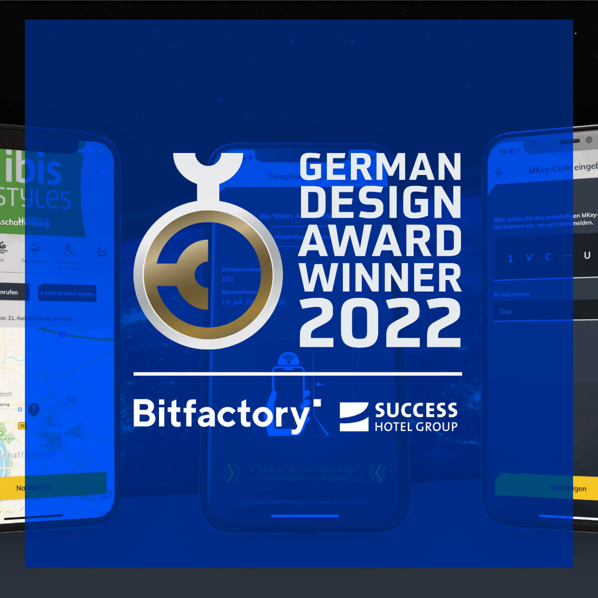 German Design Award 2022 – Winner Auszeichnung für MKey - Bitfactory - Partner für App ...